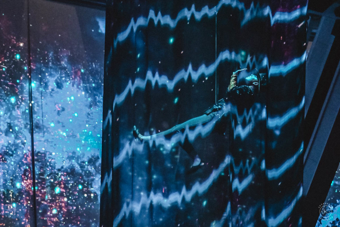 Pixels by Moment Factory onboard the Royal Caribbean Ovation of the ...
